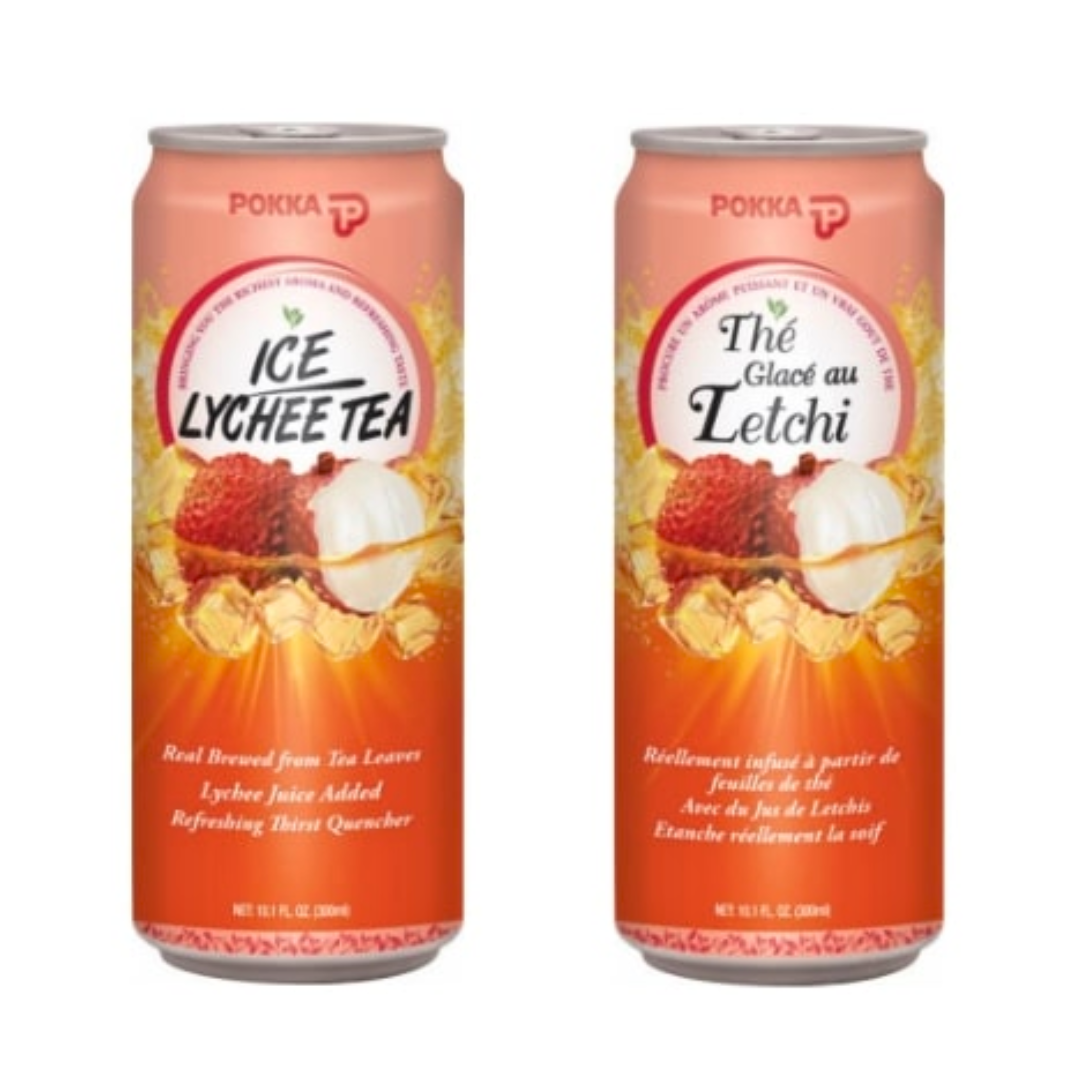 POKKA Lychee Tea Sleek Can 300ml×24ea – JFC Online Melbourne