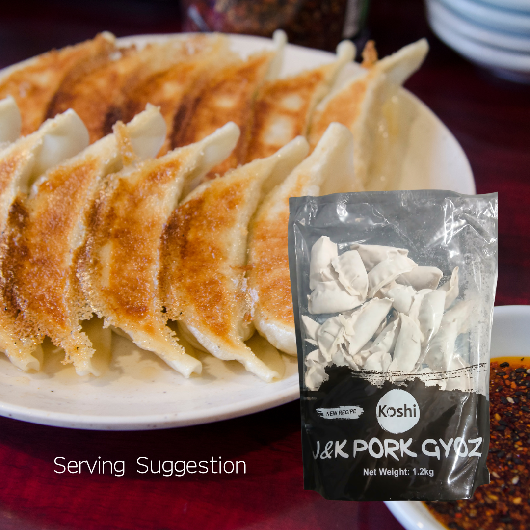J&K MAX Pork Gyoza 20gx60pc 1.2kg – JFC Online Melbourne